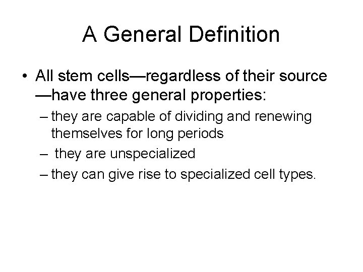 Stem Cell Basics Introduction to Embryonic and Adult