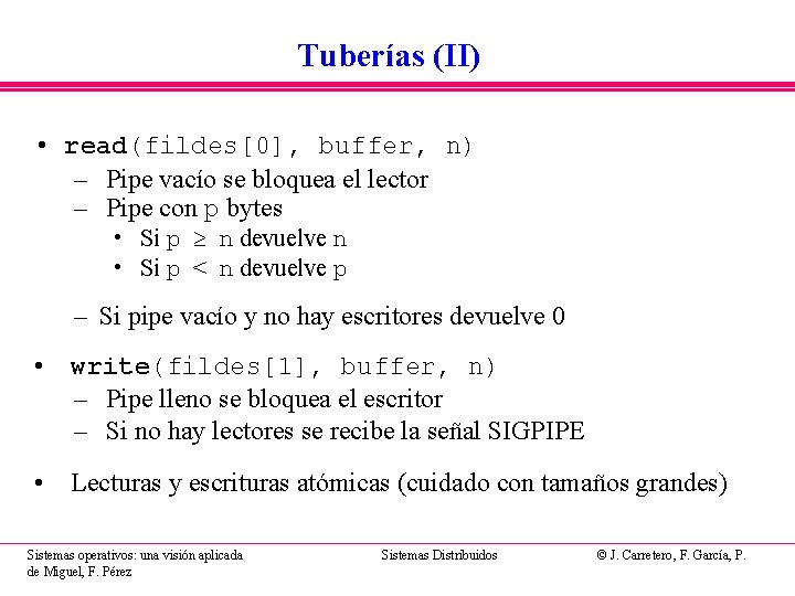 Sistemas Operativos Tema 3 Comunicacin y sincronizacin de
