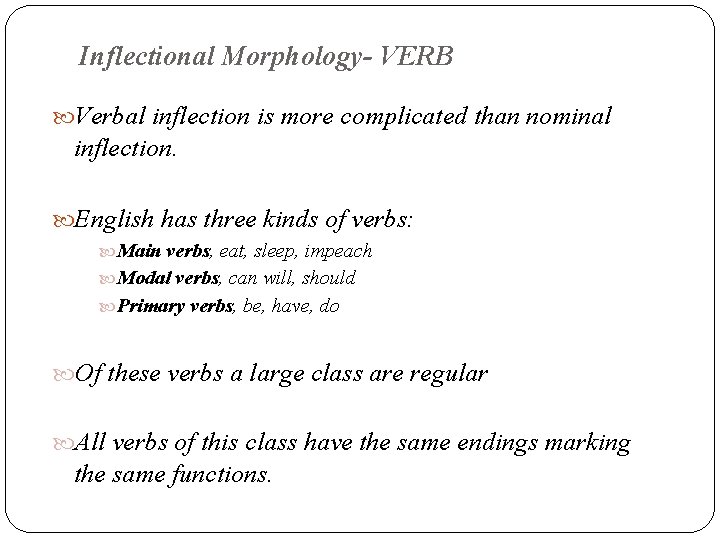 Morphology and FiniteState Transducers Why this chapter Hunting