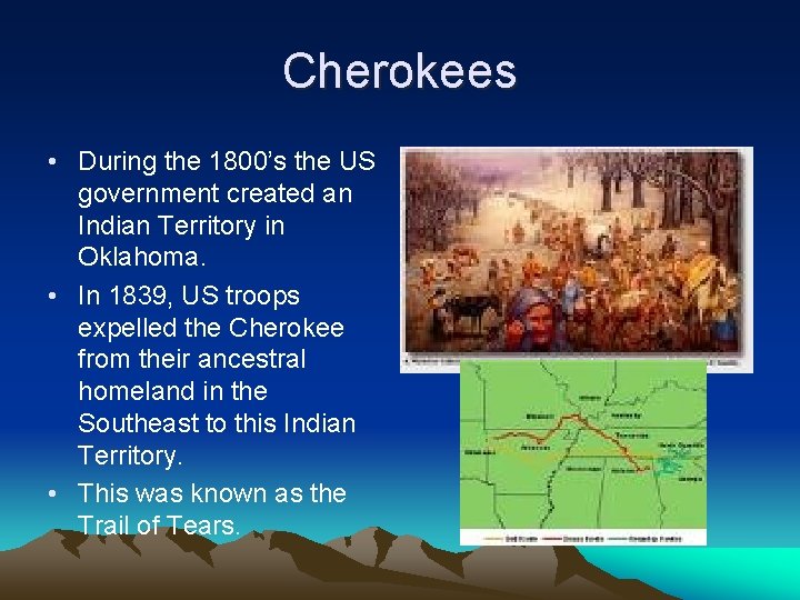 Cherokees and Creeks A view into their history
