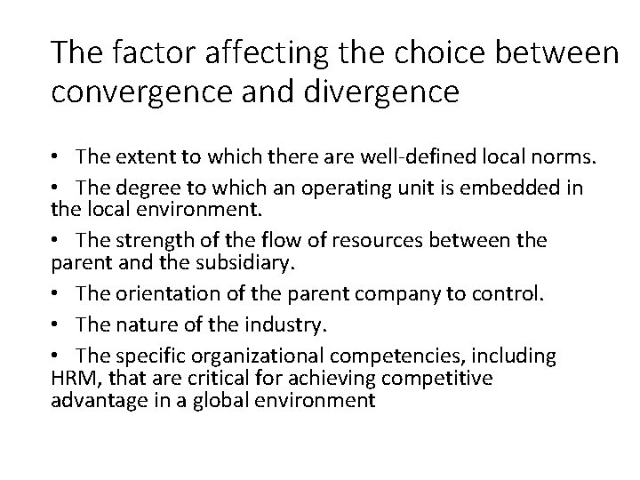 Basics of International HRM Source Armstrong 2009 A
