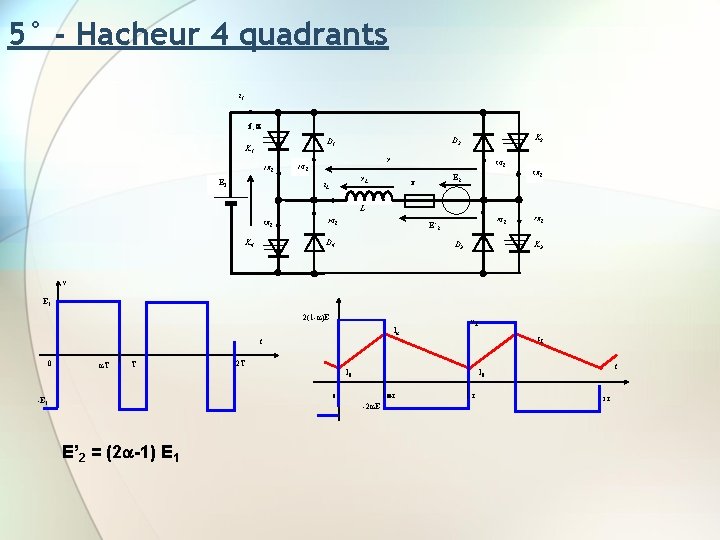 Chap 1 LA CONVERSION DCDC LES HACHEURS 1