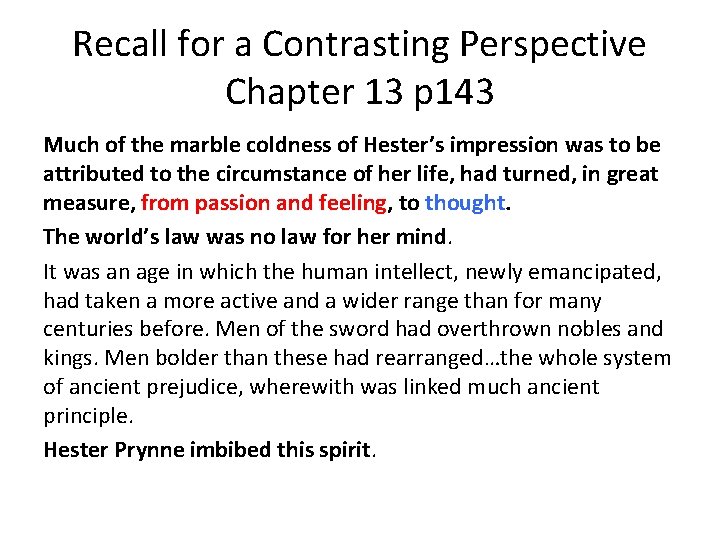 Scarlet Letter Lecture Chapter 24 Final Chapter Study
