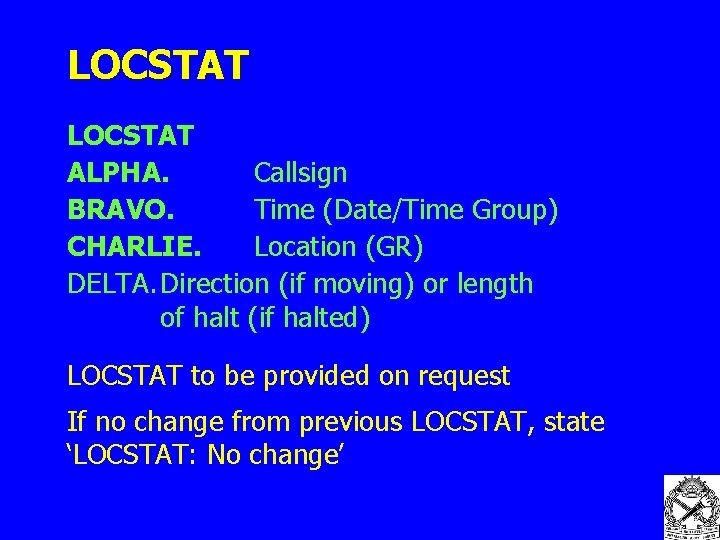 AUSTRALIAN ARMY CADETS Radiotelephone procedures RATEL Revision for