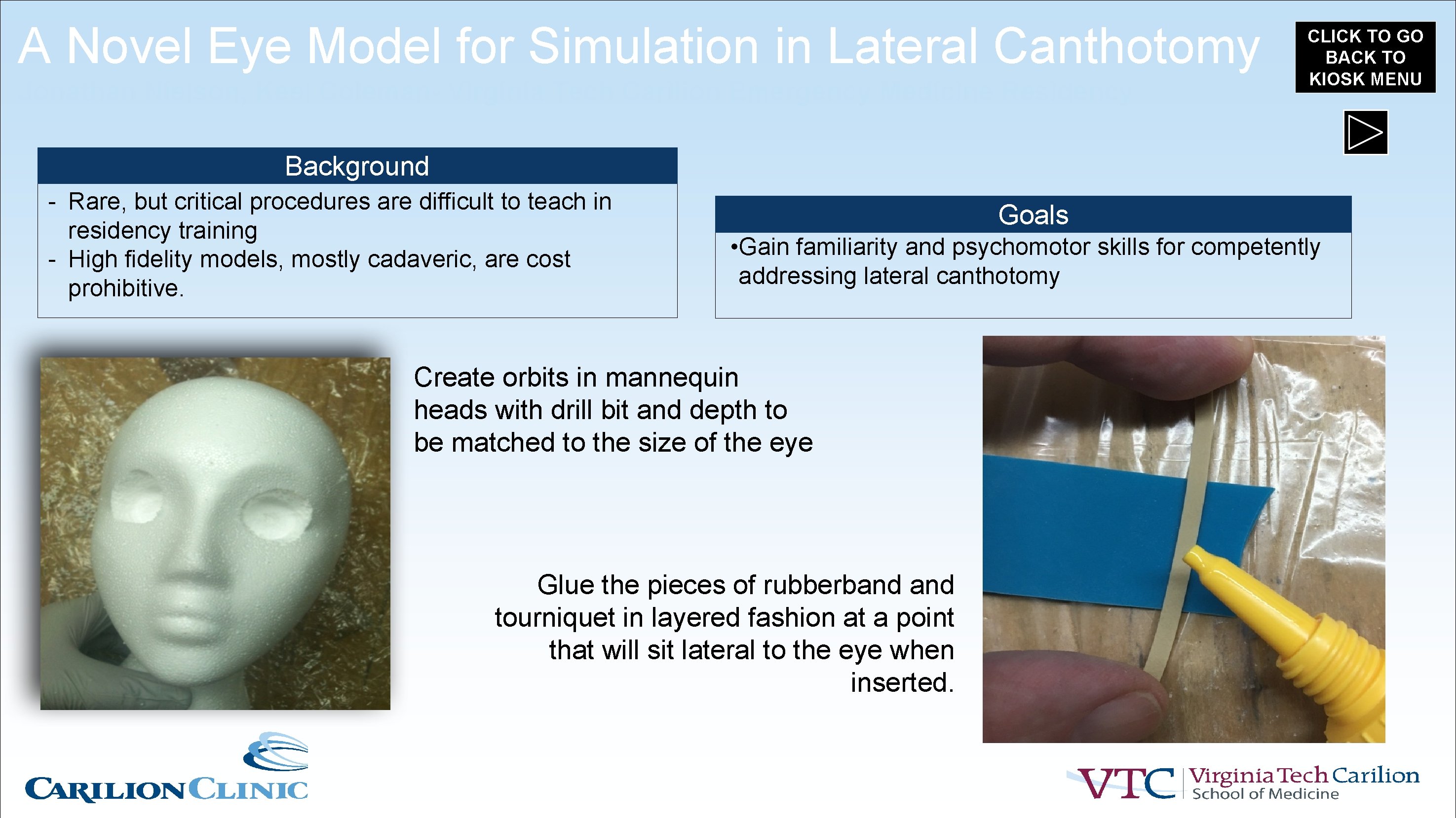 A Novel Eye Model for Simulation in Lateral
