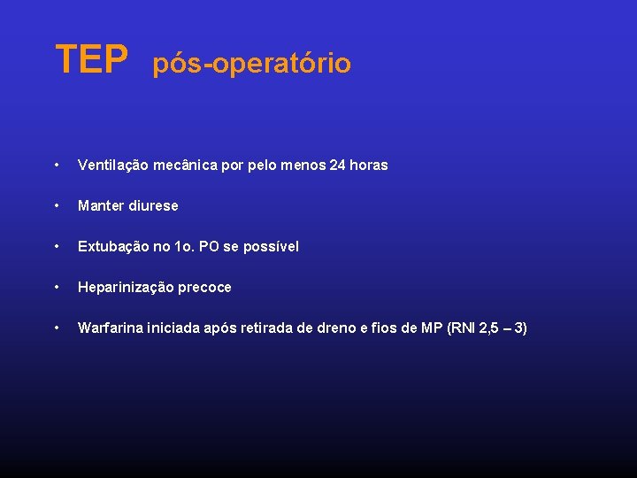 TROMBOEMBOLISMO PULMONAR CRNICO UNIFESP Carlos A Teles TEP