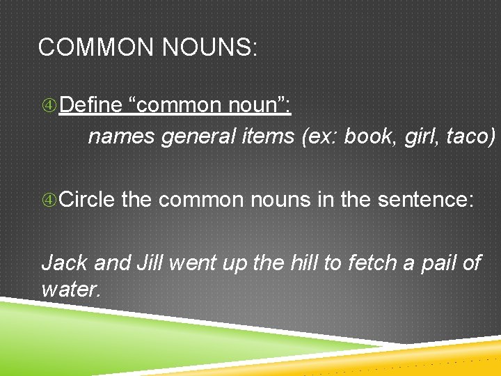 LANGUAGE STUDY MONDAYS Grammar Edition PARTS OF SPEECH