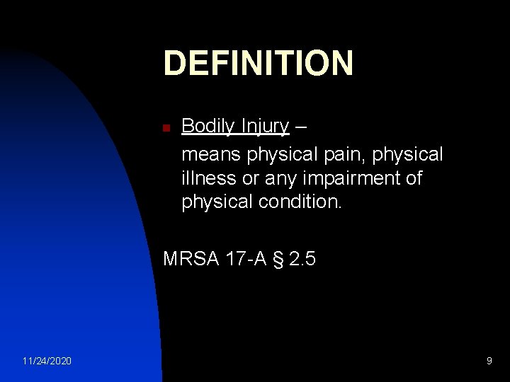 FATAL CRASH INVESTIGATION 11242020 1 INSTRUCTIONAL GOAL n