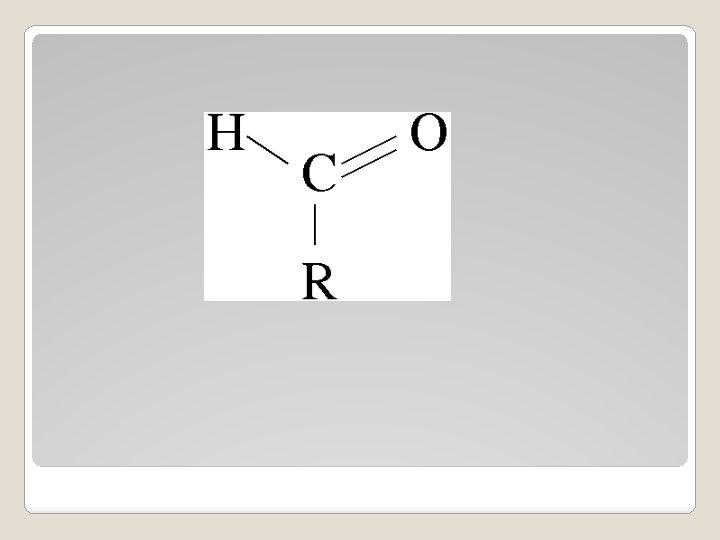 La estructura del grupo funcional carbonilo es RCEl