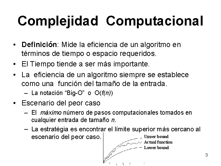 Algoritmos de Ordenamiento y Complejidad Adaptacin Programacin Avanzada