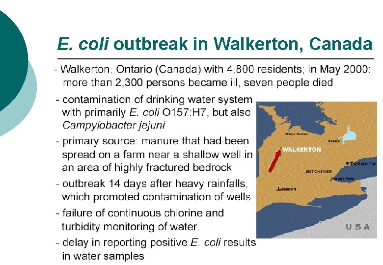 Risk assessment and health based targets for microbial