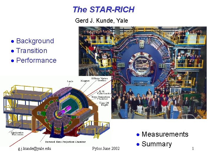 The STARRICH Gerd J Kunde Yale Background Transition