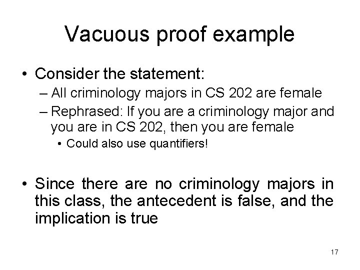Methods of Proof CSAPMA 202 Epp chapter 3