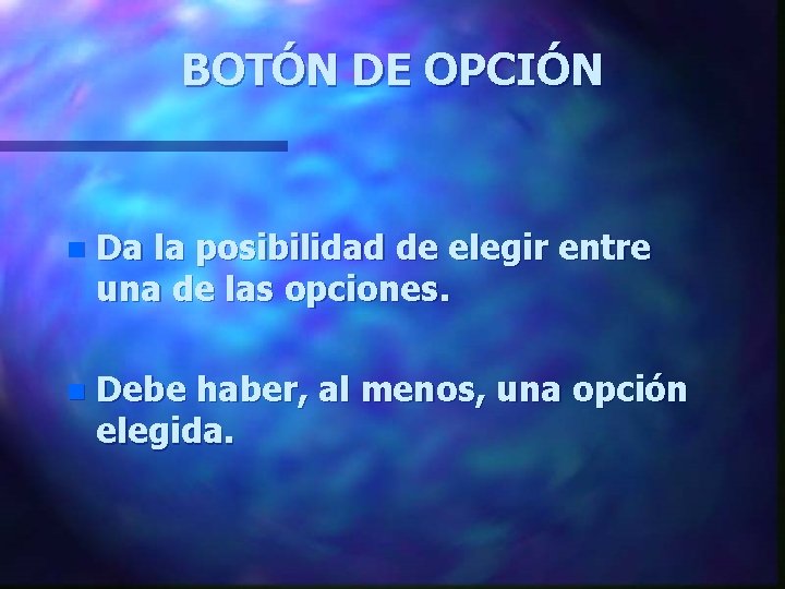 FORMULARIOS HTML TIPOS DE ELEMENTOS DE FORMULARIO Campos