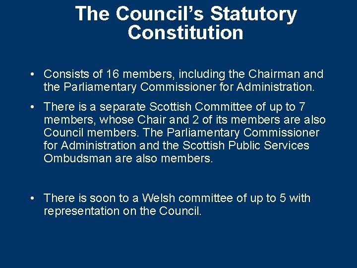 Presentation by the SCAJTC Administrative Justice and Tribunals