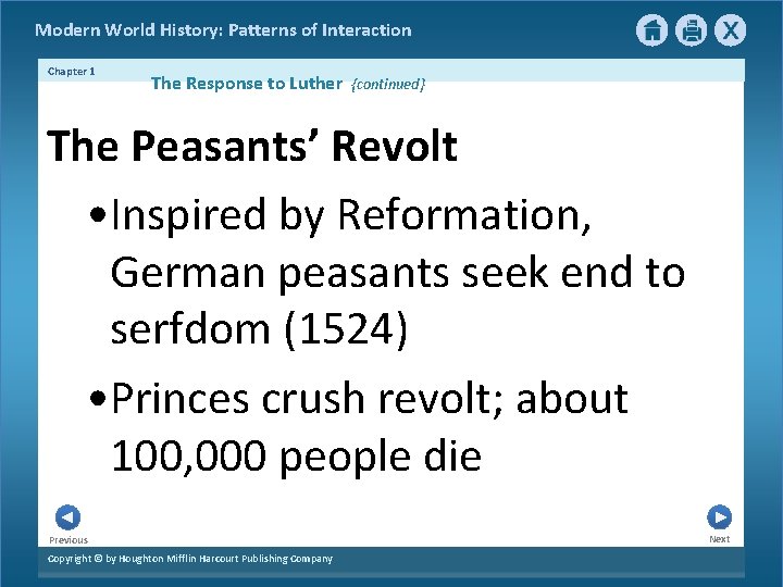 Modern World History Patterns of Interaction Chapter 1