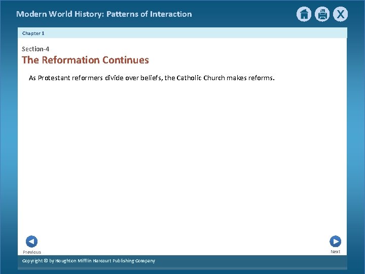 Modern World History Patterns of Interaction Chapter 1