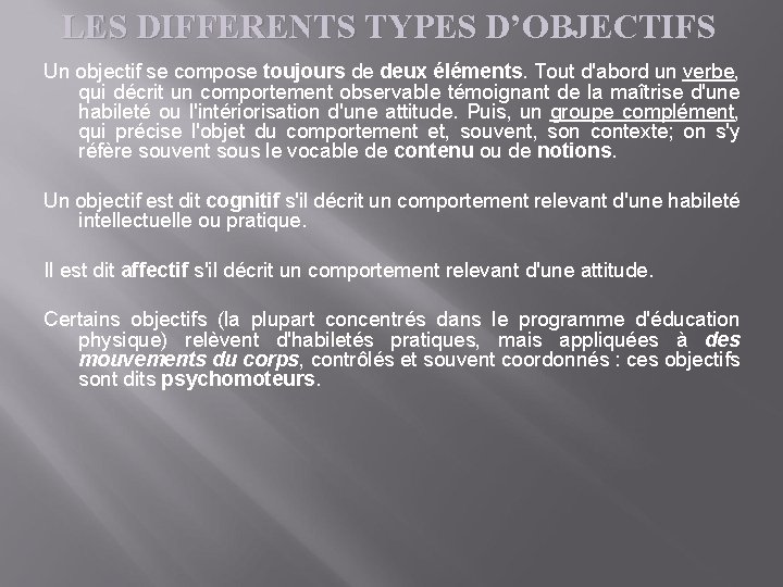 LA SEQUENCE DIDACTIQUE DEFINITIONS DE QUELQUES NOTIONS CLEFS