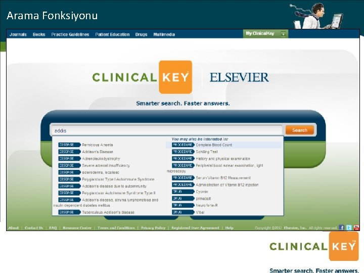 Elsevier Clinical Key Smarter Search for Faster Answers