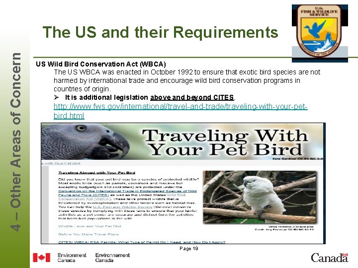 CITES Travelling with Parrots Canadian Parrot Conference 2015
