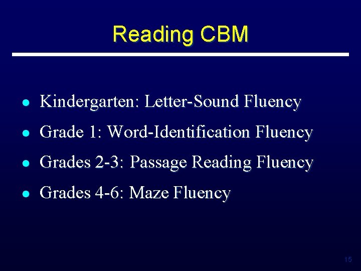 Applying Progress Monitoring to RTI Prevention and Identification
