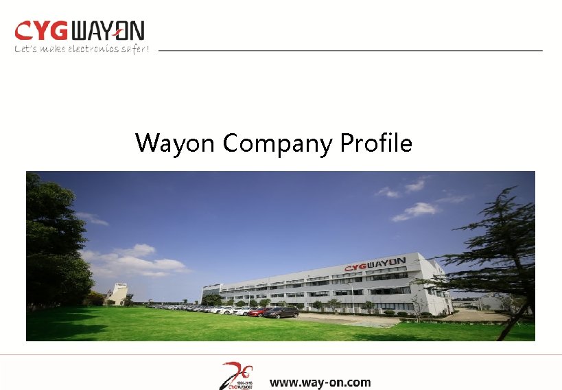 Outline Wayon Profile Power MOSFET Product Line Super