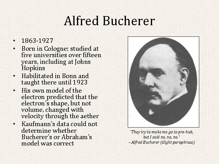 The Kaufmann Experiments Data and Interpretation in Science