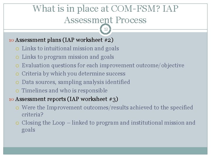 Performance Budget 1 COLLEGE OF MICRONESIA FSM PLANNING