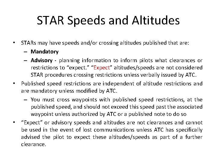 Standard Terminal Arrival Routes STARs WHAT IS A