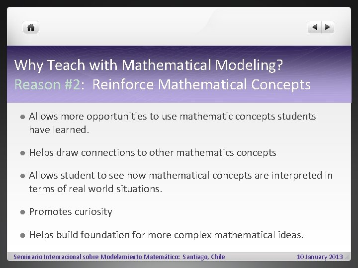 Teaching with mathematical modeling providing multiple entry points Teaching with mathematical modeling providing multiple entry points