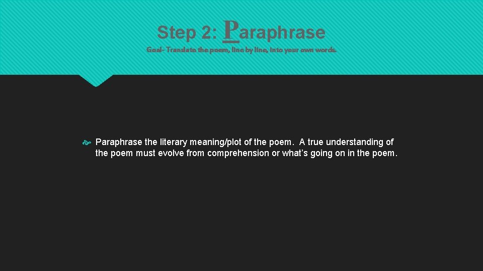 Poetry Analysis Mrs Belof Poetry Analysis Using the
