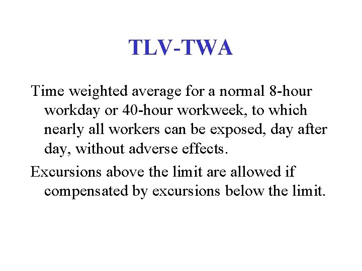Relative Toxicity If the responsedose curve for chemical