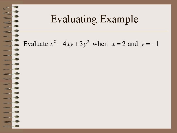 Simplifying Expressions By Karen Overman Objective This presentation