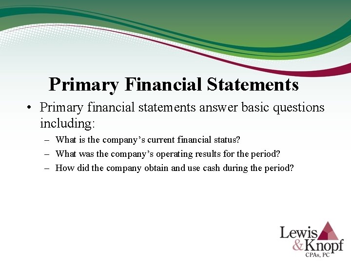 Reading Understanding Basic Financial Statements make better use