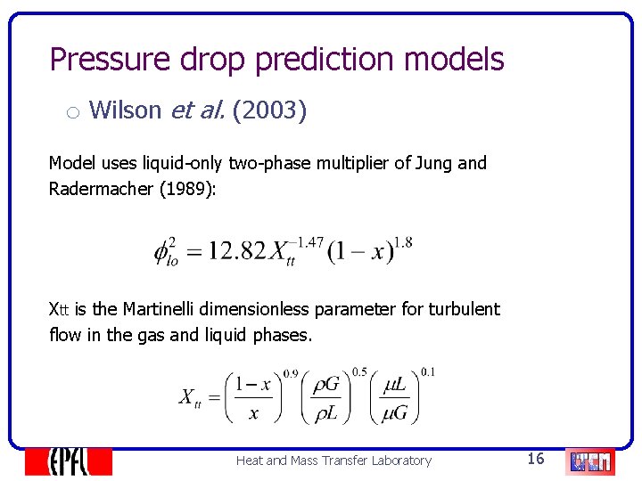 Condensation in mini and microchannels Hussein Dhanani Sebastian