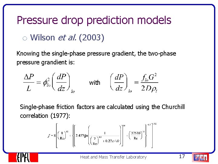 Condensation in mini and microchannels Hussein Dhanani Sebastian