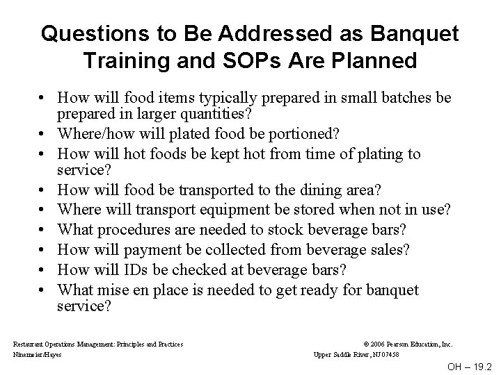 Restaurant Managers and Banquets Common Success Factors They