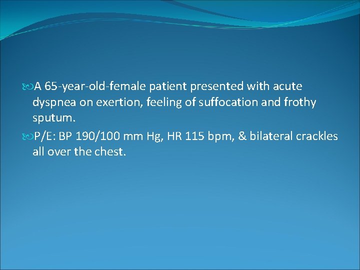 Overview of Heart Failure Fourth year medical students