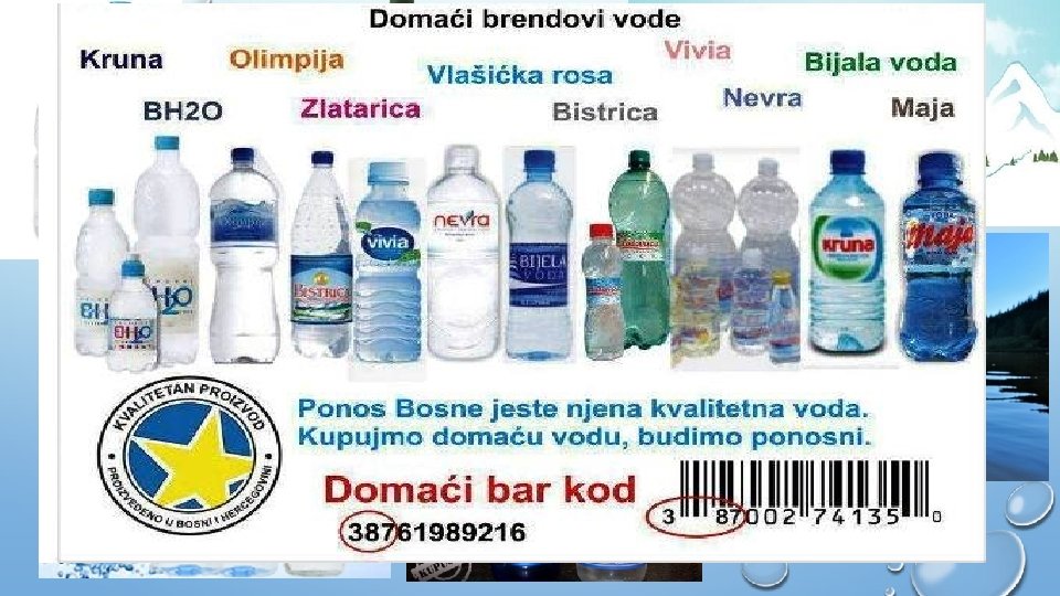 VODA U BOSNI I HERCEGOVINI BIH JE PO