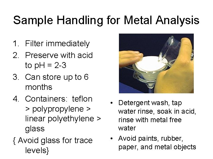 Metal Analysis by Flame and Plasma Atomic Spectroscopy
