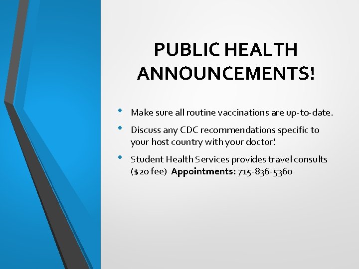 Study Abroad Orientation for Summer and Fall 2020