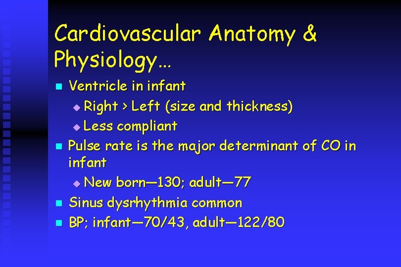 PEDIATRIC ANESTHETIC CONSIDERATIONS KIDS ARE NOT SMALL ADULTS