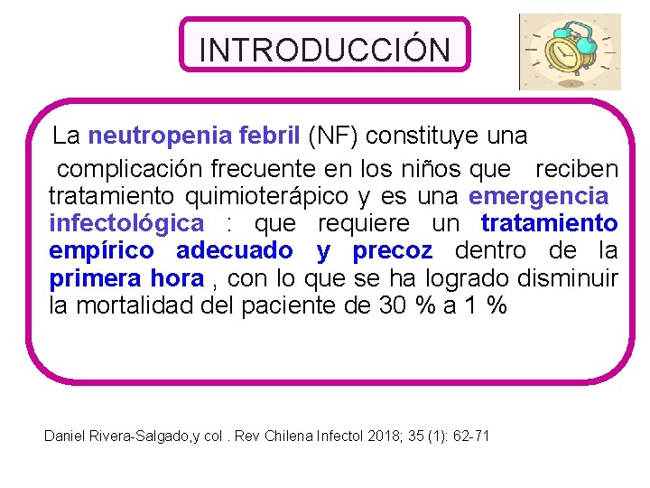 NEUTROPENIA FEBRIL EN PACIENTES PEDITRICOS ONCO HEMATOLGICOS Dra