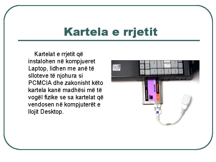 Kartela e rrjetit Shrben pr t br kyqjen