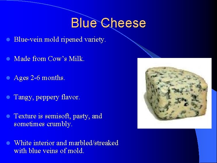 Classifying Cheeses Cheese Making Is More an Art