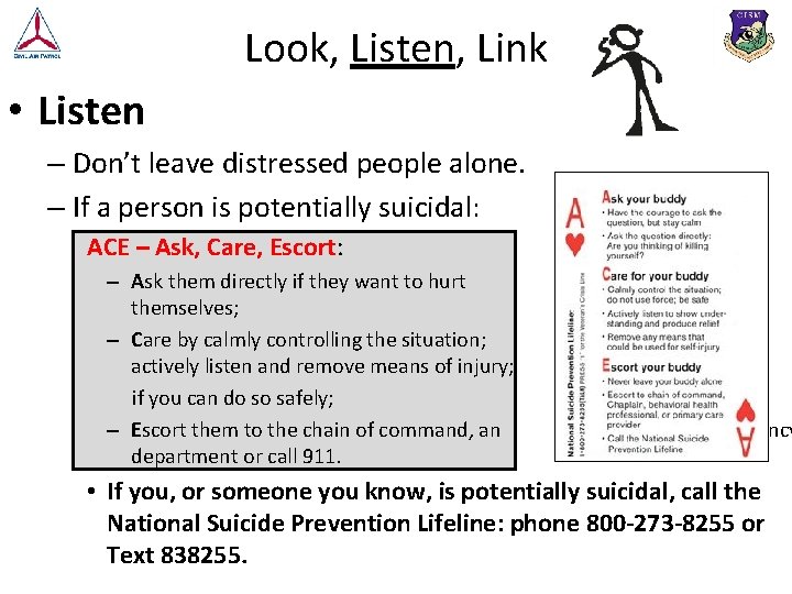 Look Listen and Link LLL Basic Psychological FirstAid