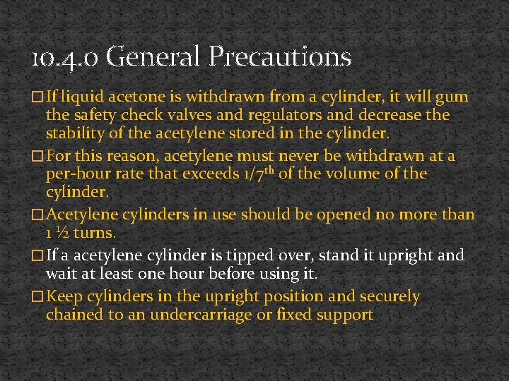 Welding Safety Level 1 chapter 1 Objectives When