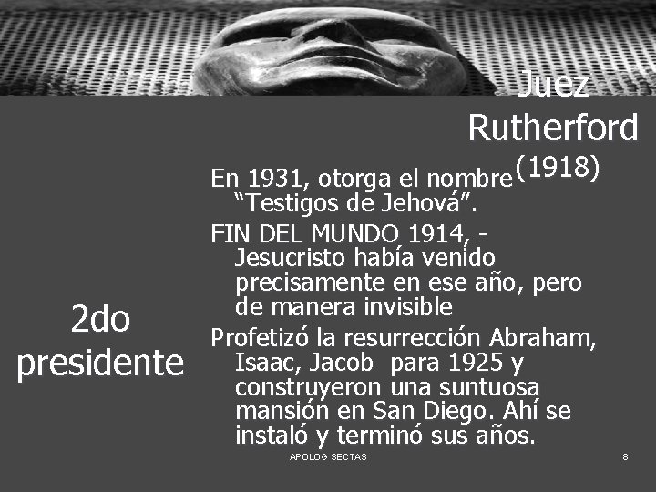 Las Sectas ms difundidas en Mxico APOLOG SECTAS