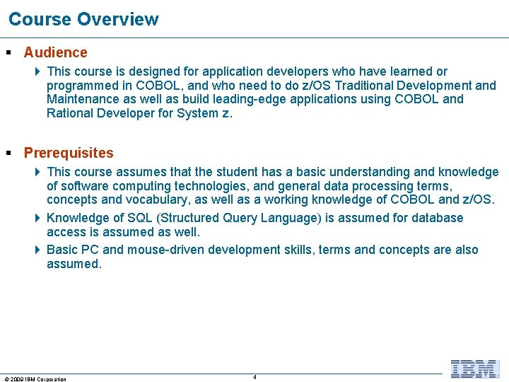IBM Software Group RDz Workbench Using the Data