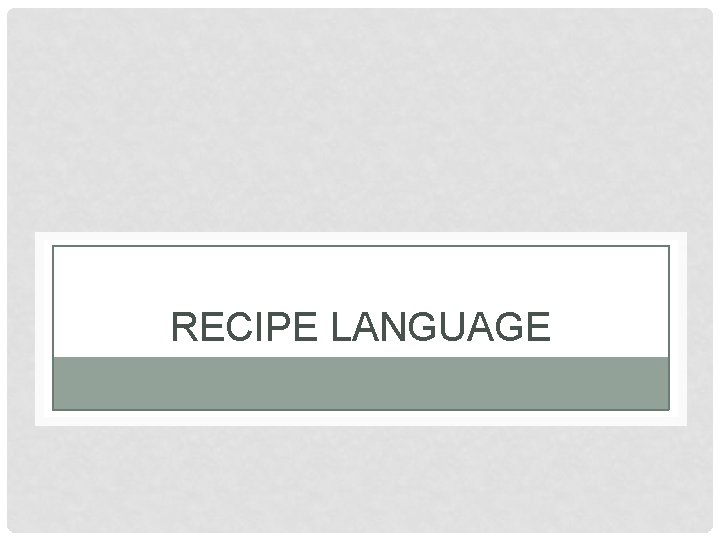 CHAPTER 10 RECIPES BLUEPRINTS FOR FOOD WEEK 5